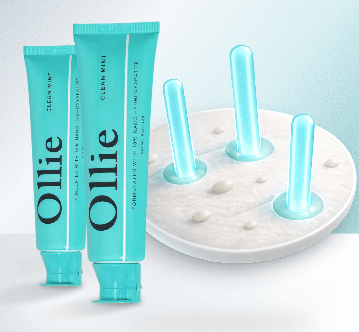 Ollie 10% Clean Mint Toothpaste